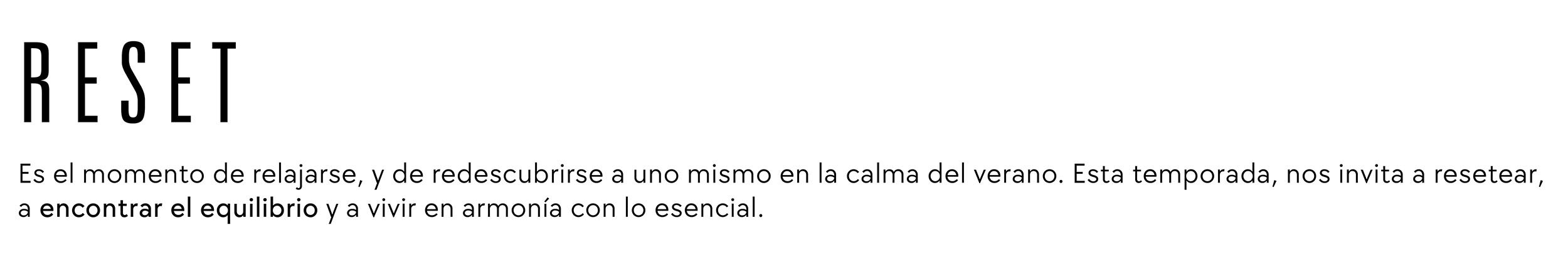 Colección Kevingston Reset SS25